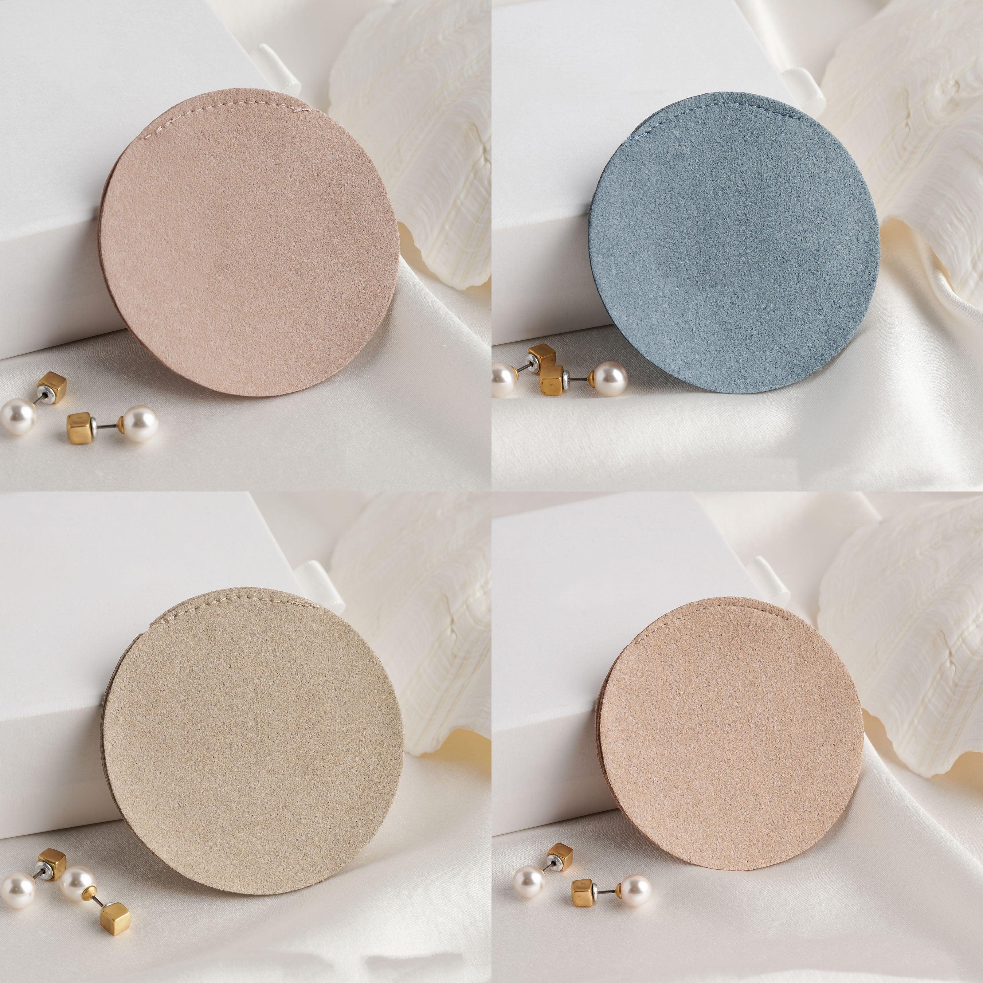 Microfiber Round Shape Pouches ( 50 pcs Per Pack ) — Jewelry Packaging Mall